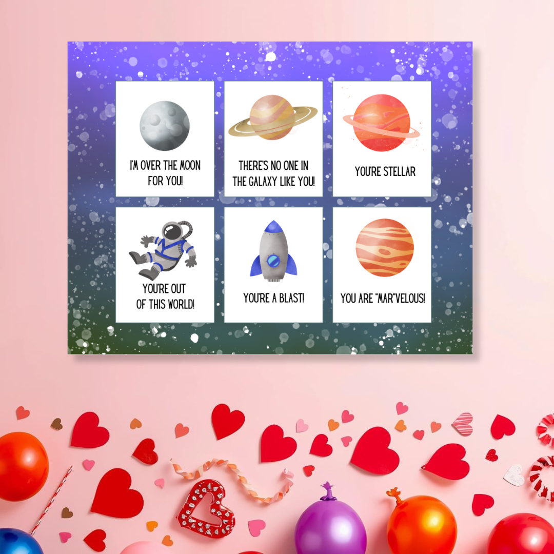 Solar System Valentines – Printables and More Club