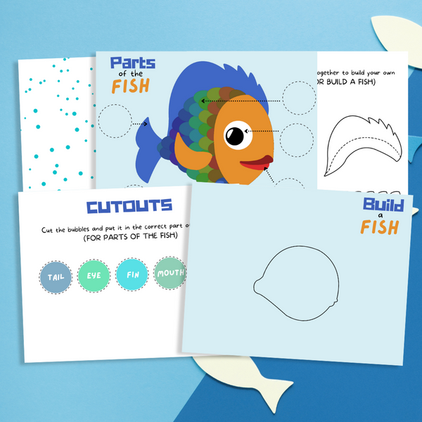 Parts of a Fish Activity Sheets – Printables and More Club