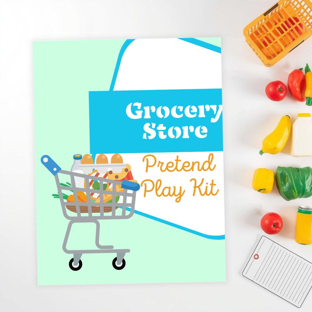 Grocery Store Pretend Play – Printables and More Club