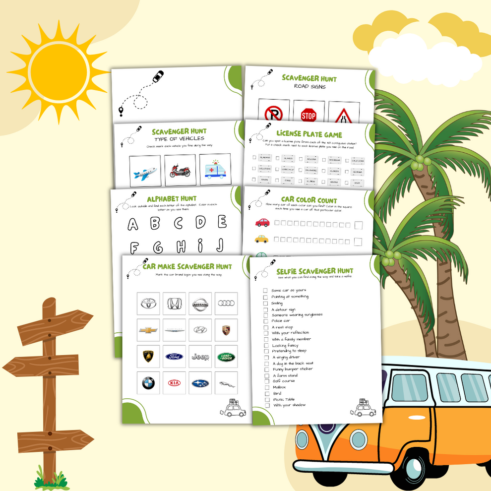 Road Trip Activity Pack – Printables and More Club