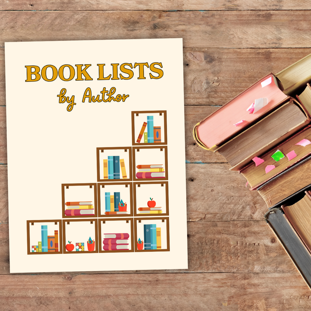 Book Lists by Author – Printables and More Club