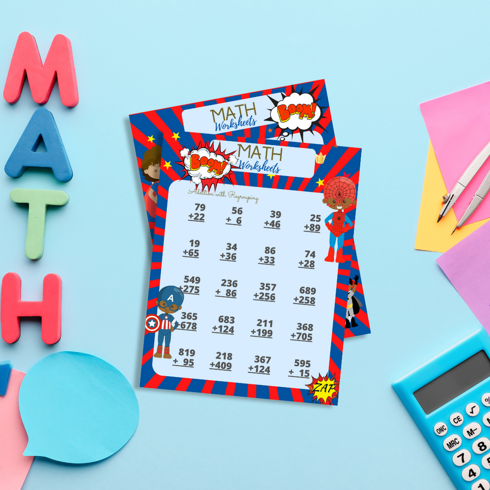 Kids Mathematics Templates Bundle – Printables and More Club