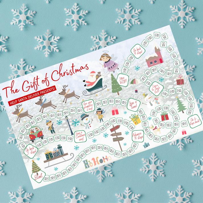 Santa Board Game – Printables and More Club
